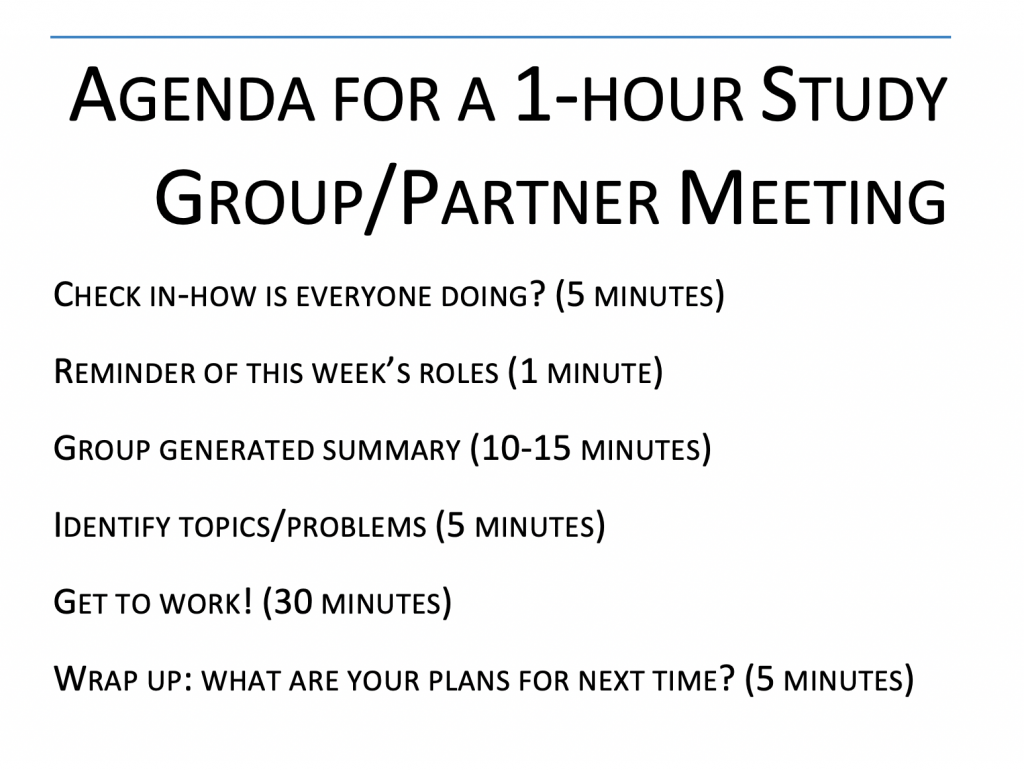 Student Guide for Studying Together – Learning Strategies Center